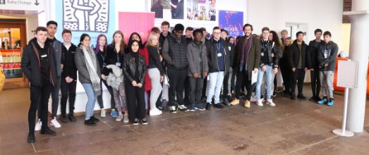 Pendleton Sixth Form College Graphic Design Students visit vibrant ...