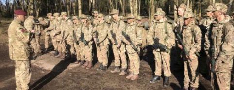 Uniformed Public Services students get a taste of army life